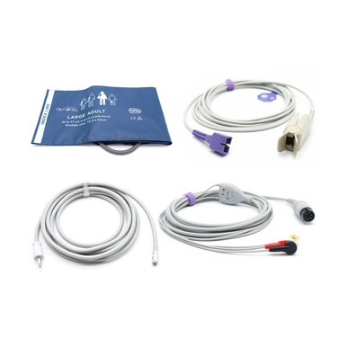 Philips Accessories Bundle Cuff Hose Spo2 Nellcor Oximax Ecg ...