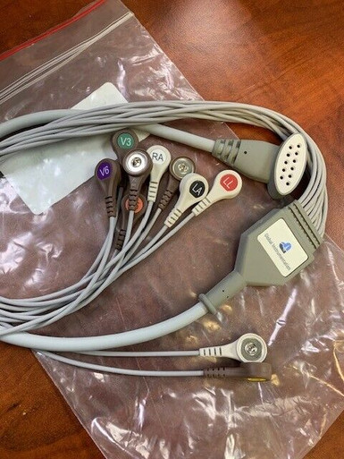Lot Of 10 Lead Ecg/Ekg Wire Snap Holter Recorder Ecg Patient Monitor ...