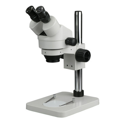 Amscope 7X45X Binocular Stereo Microscope With 14" Pillar Stand ...