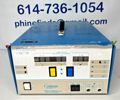 Codman Malis Bipolar Electrosurgical System Cmc Iii Irrigation Module ...