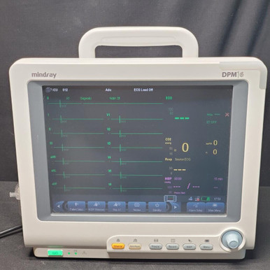Mindray Dpm6 Patient Monitor Masimo Mpm + Ag Module All Accessories ...