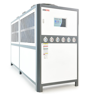 Creworks 45Hp 25 Ton AirCooled Chiller Industrial Chiller With 98 Gal ...