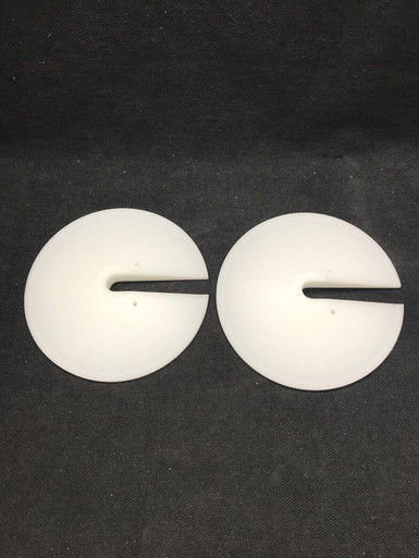 (2)Prosense Dissolution System White Conical Vessel Cover Lid Fit ...