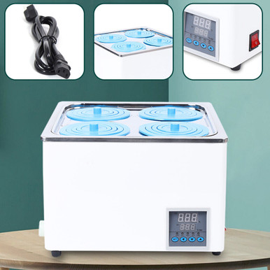 12L 4 Holes Digital Thermostatic Temper Water Bath Lab Water Bath ...
