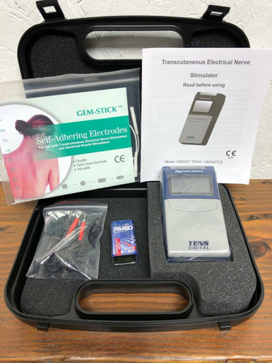 Dual-Channel Digital Tens Unit W/ Timer - Transcutaneous Electrical ...