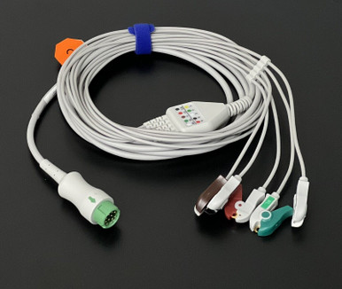 Mindray Mpm Module Ecg Cable 5 Leads Grabbers Compatible - Industrial Lynx
