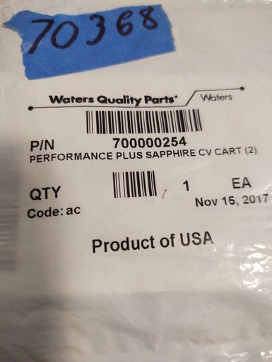 Waters 700000254 Check Valve Cartridge 02/Pk - Industrial Lynx