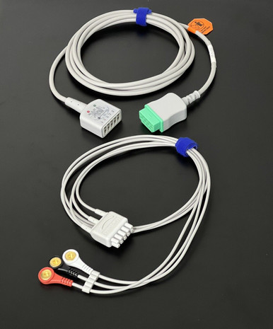 Ge Carescape Ecg Bundle- Trunk Cable & Leadwires - Industrial Lynx