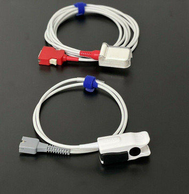 Lifepak 15 Masimo Kit - Spo2 Adapter, Short Adult Clip - Industrial Lynx