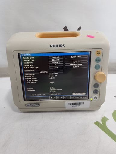 Philips Suresigns Vs3 Vital Signs Monitor - Industrial Lynx