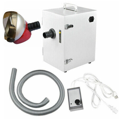 Single-Row Dental Lab Dust Collector Vacuum Er+Desktop Suction Base Hot ...