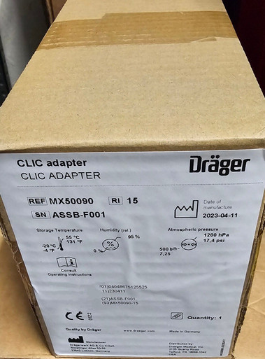Draeger Clic Adapter For Anesthesia Machine Mx50090 - Industrial Lynx