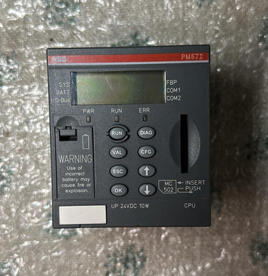 Abb, 1Sap130200R0200, Pm572 A5, 128Kb 24Vdc Central Processing Unit Cpu ...