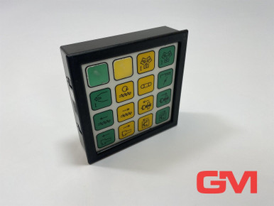Arburg Flat Input Keyboard Arb667 Input Keypad Sn 126.236A Input Button ...