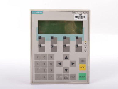 Siemens Simatic Op7 Dp Operator Panel 6Av3607-1Jc20-0Ax1-2400305 ...