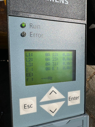 Siemens 7Sj8041-5Ea36-1Fb0/Cc, Overcurrent Protection, Overcurrent Time ...