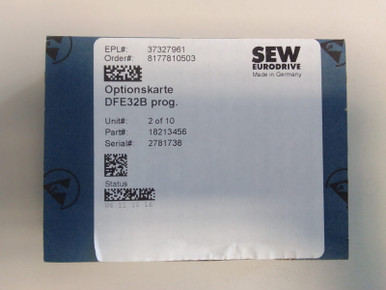Sew Option Card - Dfe32B Prog - Industrial Lynx