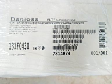 Danfoss Fu Frequency Converter 15Kw 400V Fc-302P15Kt Frequency ...