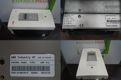 Abb Acs 600 Acs60100053 With Abb Control Panel Cdp 312 - Industrial Lynx