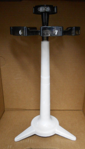 Gilson 7 Slot Pipette Carousel 14" Tall 6 3/4" Wide - Industrial Lynx