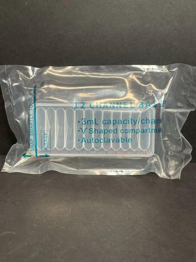 Cole-Parmer Argos Reagent Reservoir With Lid 12 Channel 3 Ml Total Of ...