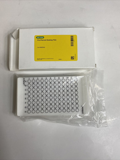Bio-Rad Microplate Sealing Film Pre-Pierced 100 Seals - Industrial Lynx