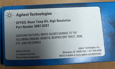 Agilent Technologies Offgel Room Temp Kit-High Res. 5067-0201 ...