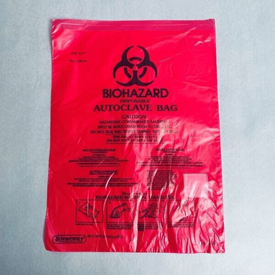 Sp Bel-Art Benchtop Biohazard Bag 0.43 Gallon Pack Of 1000 Bags ...