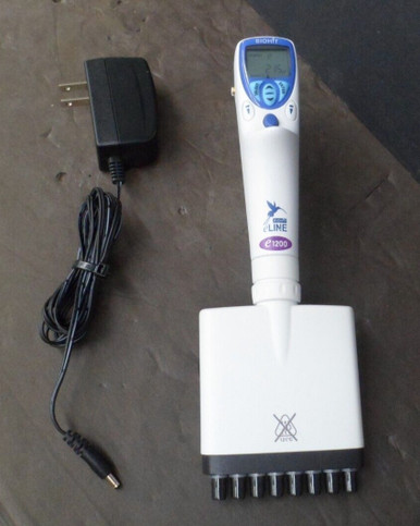 Biohit E1200 50-1200L 8 Channel Pipette W/ Battery - Industrial Lynx