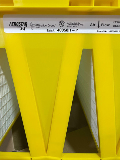 Aerostar Mini Pleat Filter Merv 15 20 X 24 X 12 In. - Industrial Lynx