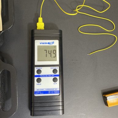 Vwr Traceable Big Digit Thermometer Type K With Case - Industrial Lynx