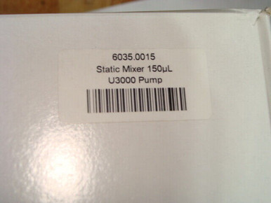 Dionex U3000 Pump Static Mixer 150Ul Pn: 6035.0015 - Industrial Lynx