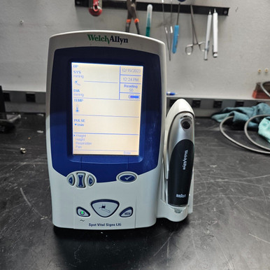 Welch Allyn 450E0 Spot Vital Signs Lxi Patient Monitor Masimo ...