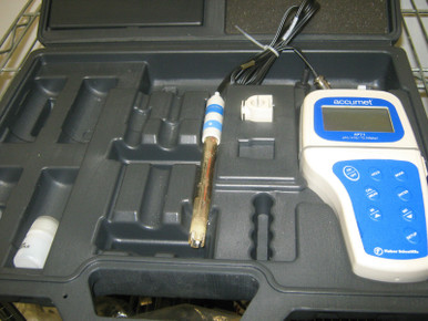 Fisher Scientific Accumet Ap71 Ph/Mv/ C Meter & 13-620-Ap55 Electrode ...