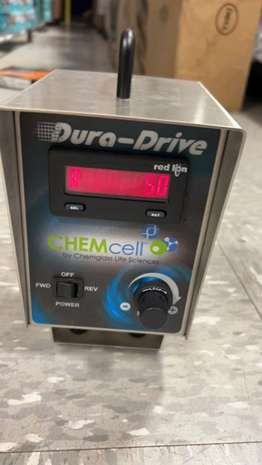 Chemglass Dura-Drive Overhead Motor With Power Adapter - Industrial Lynx