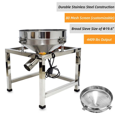 Electric Sieve Shaker Machine Automatic Vibrating Flour Sifter Food ...
