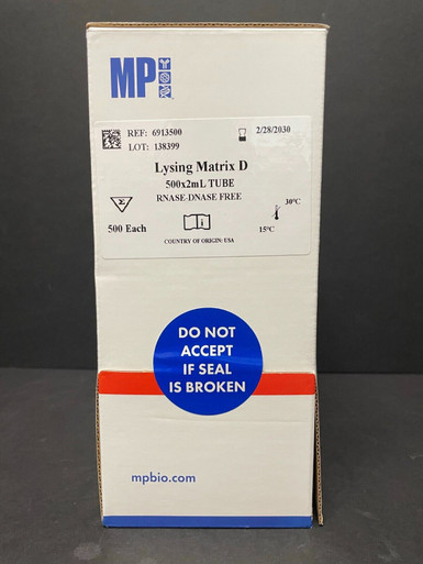 Mp Biomedicals Lysing Matrix D 2 Ml 500 Tubes - Industrial Lynx