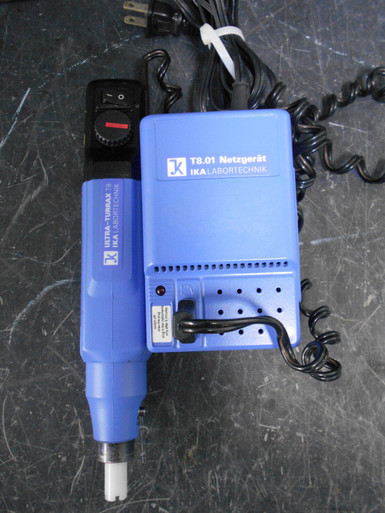 Ika T8 Ultra-Turrax Homogenizer With T8.01 Power Supply - Industrial Lynx