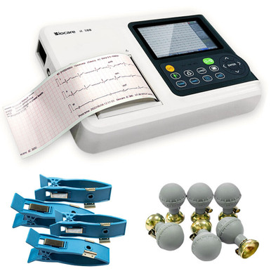 12 Lead Ecg Machine Electrocardiograph For Rapid Diagnosis Free Chest ...
