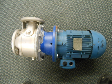 Lowara Shs 50-125/306 Centrifugal Pump 01300910Y18692 & Weg Al100L-02 ...