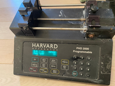 Harvard Phd2000 Syringe Pump Phd 2000 Programmable 2-Syringes 70-2002 ...