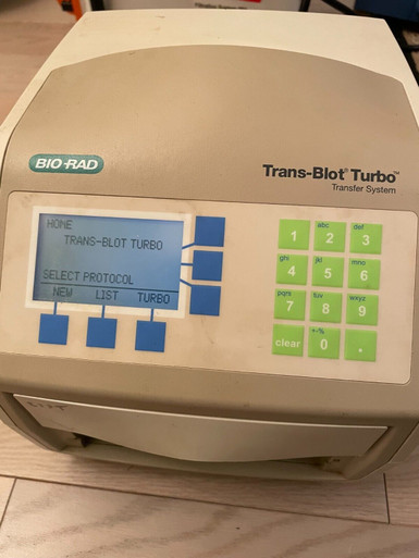 Bio Rad Trans-Blot Turbo Transfer System With Cassette Blotting Blotter ...