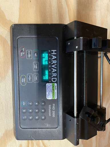 Harvard Phd2000 Infusion Syringe Pump Phd 2000 Programmable Infuse ...
