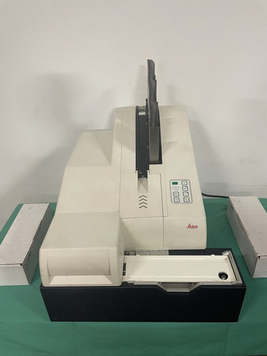Leica Ip S Inkjet Microscope Slide Cassette Printer 0642/12.2005 W/ 20 ...