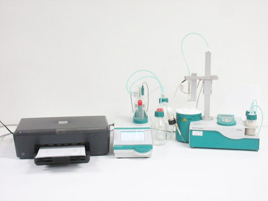 Metrohm System 917 Coulometer & 860 Kf Thermoprep Coulometric Titration ...