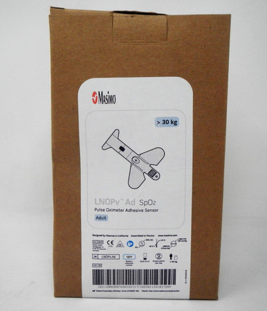 Masimo 1277 Lnop Value Line Adult Spo2 Pulse Oximeter Adhesive Sensor ...