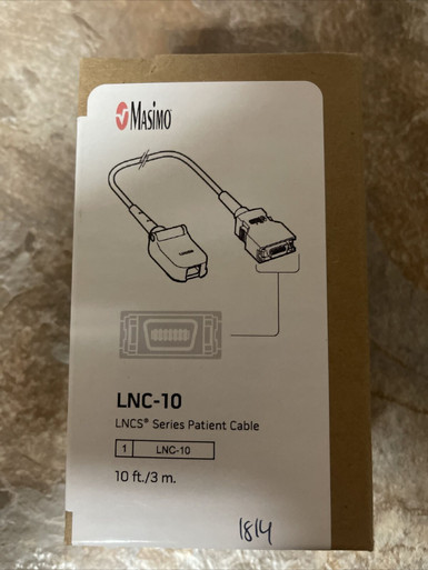 Masimo 1814 10Ft Lncs Patient Cable - White - Industrial Lynx