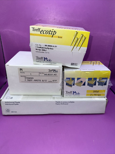 Brandtech, Treff Lab. Transferpette Multichannel Pipette 12 Channel 20 ...