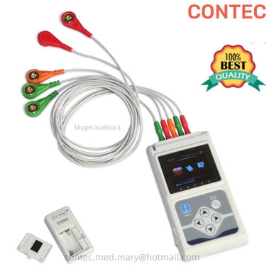Holter 3 Channels Ecg Monitor Electrocardiogram Heart Function Software ...