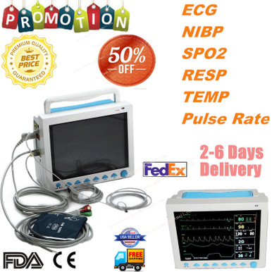 Portable Multi-Parameter Vital Signs Patient Monitor Icu/Ccu Machine ...